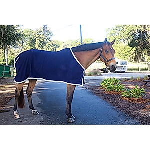 Tack Shack of Ocala Custom Curvon Fleece Cooler Sheet, Fleece Cooler, Custom Embroidered Fleece Cooler, Fleece Cooler for Horses, Fleece Cooler Blanket for Horses, Blankets for Horses
