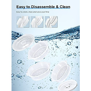 Cozeemax 3 Tier Electric Food Steamer for Cooking, 13.7QT Vegetable Steamer for Fast Simultaneous Cooking, Veggie Steamer, Food Steam Cooker, 60 Minute Timer, BPA Free Baskets, 800W(White)