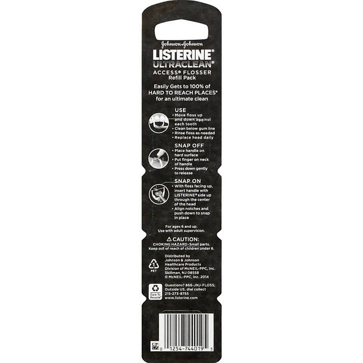 LISTERINE Ultraclean Access Flosser Refill, Mint 28 ea x 4 by Listerine