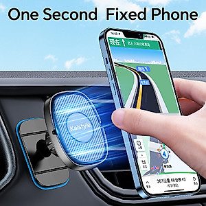 Kaistyle Magnetic Phone Holder for Car【Dash +Vent】 iPhone Magnetic car Mount for Cell Phone【Super Magnets】 Phone Holders for Your Car Magnetic Phone Mount Holder for All Smartphones & Tablet