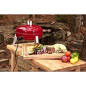 Americana Lock 'N Go Electric Grill, Red