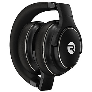 Raycon The Everyday Wireless Bluetooth Over Ear Headphones, with Active Noise Cancelling, Awareness Mode and Built in Microphone, IPX 4 Water Resistance, 38 Hours of Battery Life (Black)
