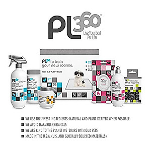 PL360 Pet Odor Neutralizing Carpet Powder | Pet Smell Oder Eliminator | Removes Cat, Dog, Pet, Bad Odors from Carpets | Eco Friendly, Natural and Safe Ingredients | 16 oz