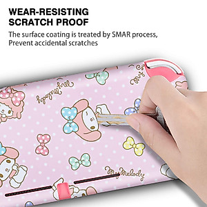 DLseego Switch Lite Skin Cute Animals Pattern Full Wrap Skin Protective Film Sticker Design for Switch Lite-Melody