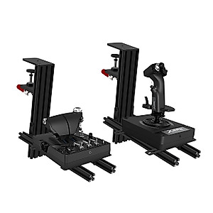 Hikig 2 Set The Desk Mount for The Flight Sim Game Joystick, Throttle and Hotas Systems Compatible with Logitech X56, X52, X52 Pro, Thrustmaster T-Flight Hotas,Thrustmaster T.16000M, Thrustmaster TCA