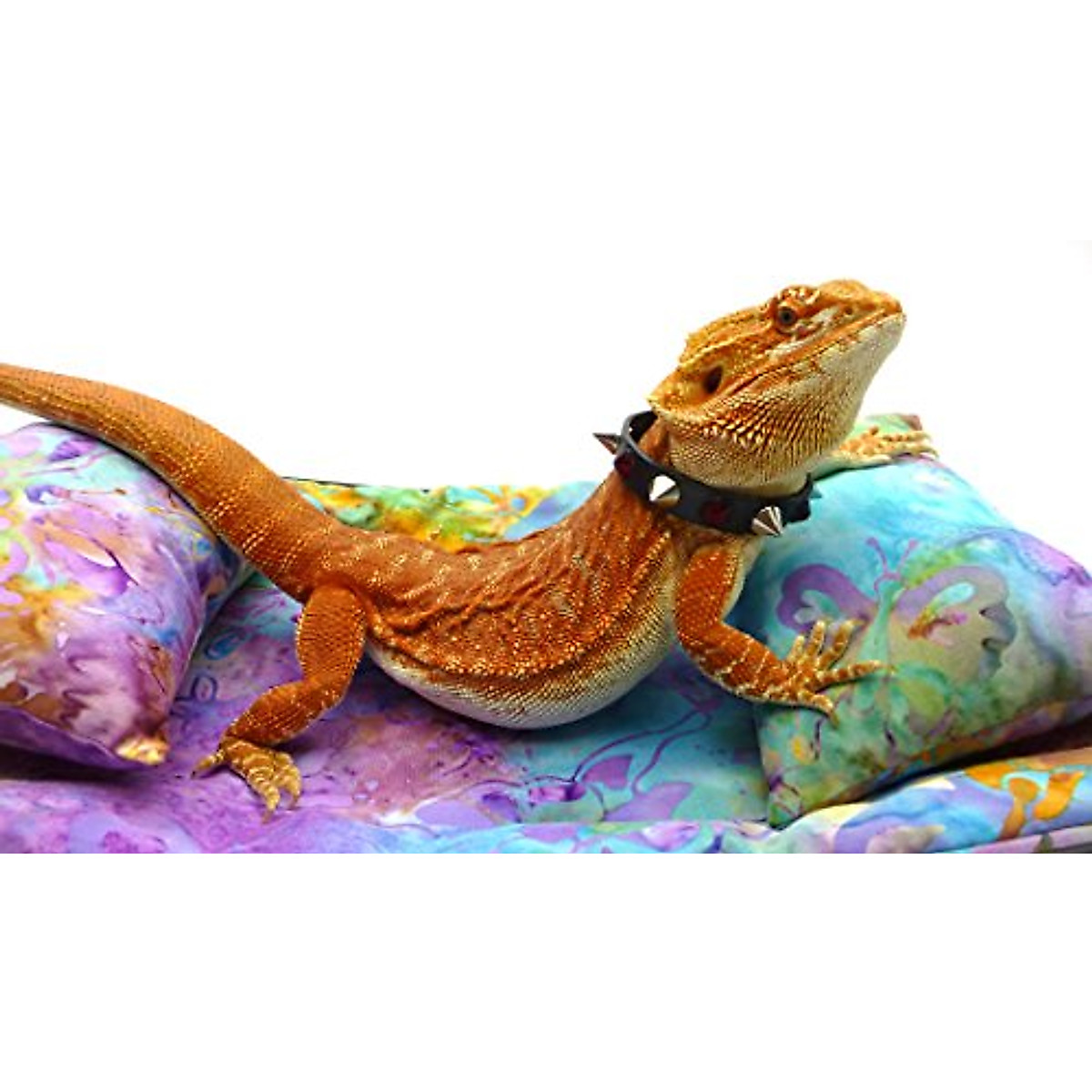 Chaise Lounge for Bearded Dragons, Watercolor Flowers Fabric