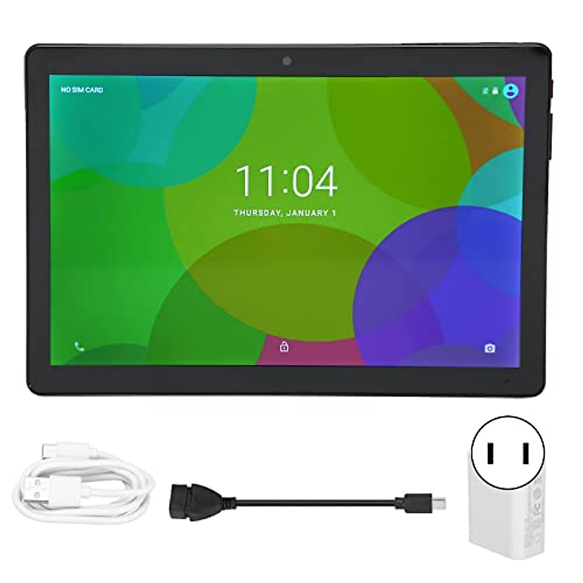 10in Tablet, 4GB RAM 256GB ROM 4G Calling Tablet for 11 1080x1960 Resolution 100‑240V for Home (US Plug)