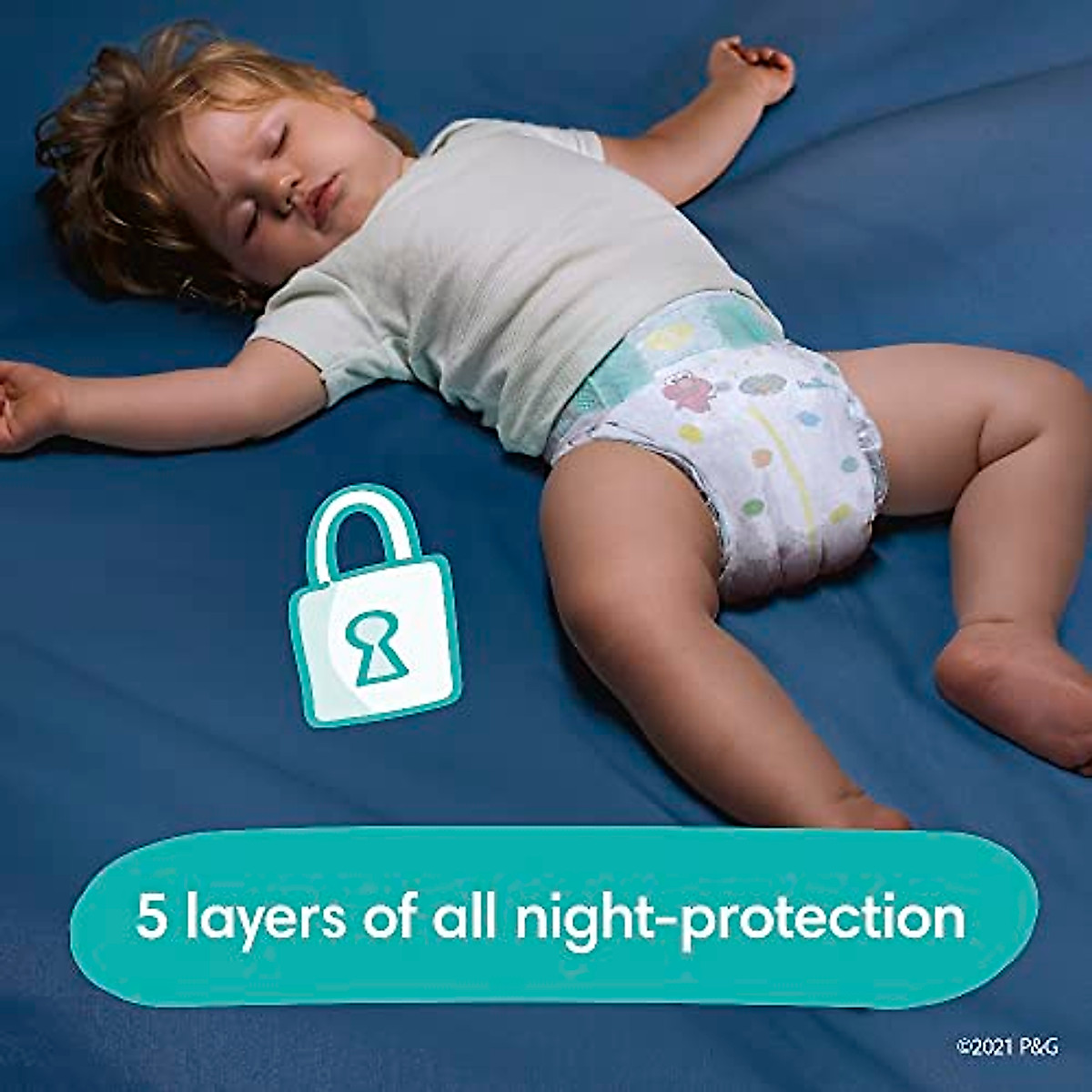 Pampers Baby Dry Diapers Size 0/Newborn 104 Count