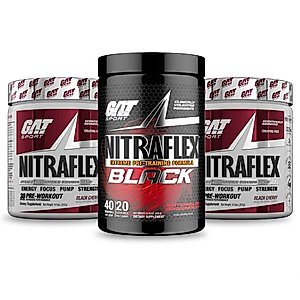 GAT Sport Nitraflex Value Bundle (Black Cherry/Watermelon Dragon Fruit)