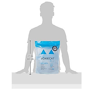 Boxiecat Air Lightweight Premium Clumping Cat Litter -Scent Free- 6.5 lb- Plant-Based Formula- Stays Ultra Clean, Longer Lasting Odor Control, 99.9% Dust Free