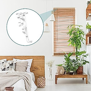 12 PCS 2.5 Inch Valance Clips Hidden Window Blind Clips for Blinds Clear Plastic Balance Blind Clips for Horizontal Blind Valance