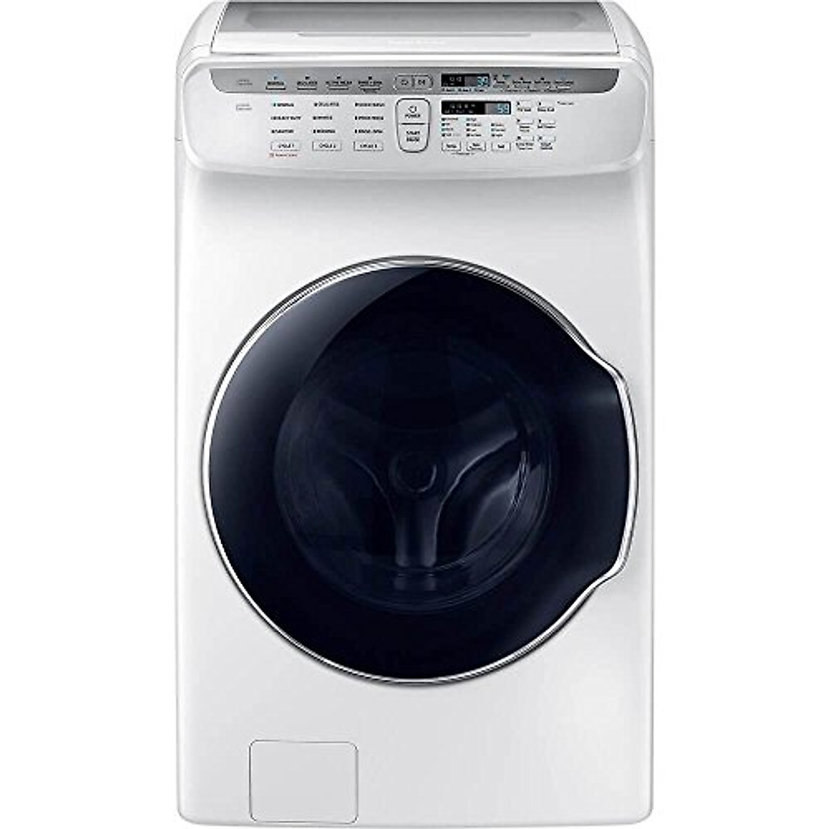 Samsung WV55M9600AW 5.5 Cu. Ft. White FlexWash Steam Washer WV55M9600AW/A5