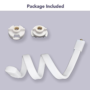 for Hellobaby Monitor Mount fits HB6550/ HB65/ HB6339/ HB40/ HB6081/ HB66/ HB6351 and ANMEATE SM935E, 20 Inch Twist Mount Without Tools or Wall Damage