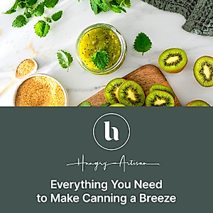 Canning Supplies Set of 8 – Canning Kit for Beginners – Complete Home Canners Equipment – Mason Jar Lifter, Funnel & Wrench, Tongs, Bubble Popper, Magnetic Lid Lifter, Canning Labels & Lids