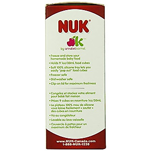 NUK Homemade Baby Food Flexible Freezer Tray and Lid Set