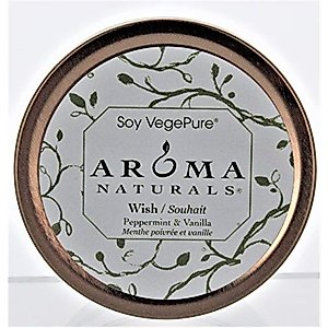 Aroma Naturals Wish Peppermint Vanilla Tin