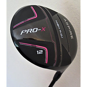 Ladies Complete Golf Club Set - Driver, Fairway Wood, 2 Hybrid Clubs, Irons, Putter, and Deluxe Bag Pink Right Hand