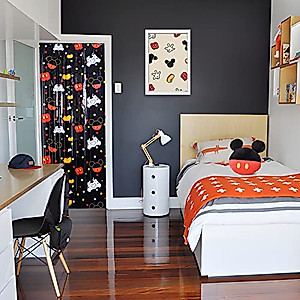 Bupelo Mickey Birthday Party Supplies, 2 Pack Mickey Theme Tinsel Foil Fringe Curtains,Cartoon Mouse Patterns Photo Booth Prop Backdrop Streamer, Mickey Birthday Party Decorations, Room Decor for Kids