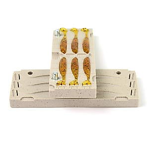 FatFish V20-6C Bait Mold Soft Plastiс Lure Making Injection Mold for Do-It Fishing Lures 2"