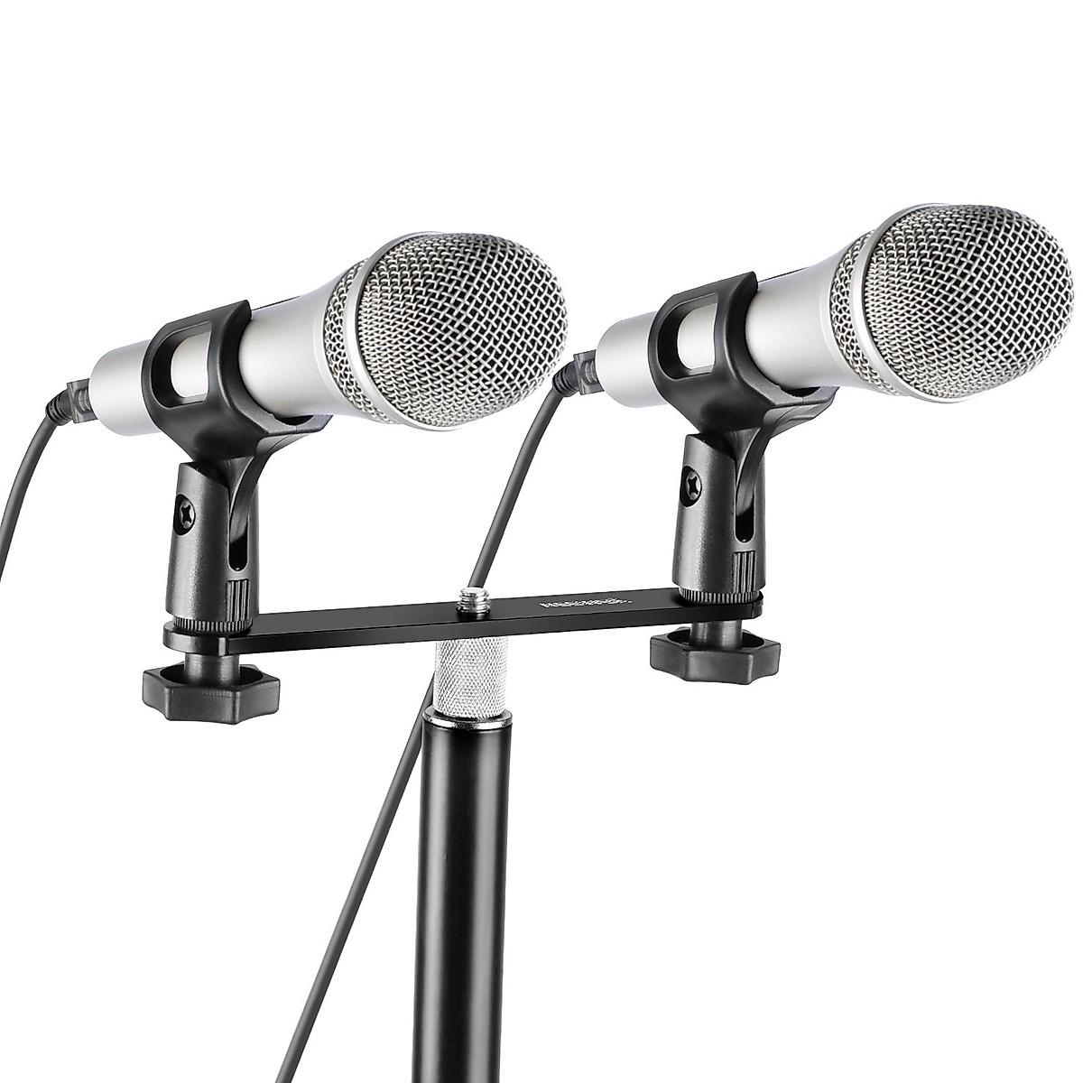 Neewer NW-036 Microphone Bar, Durable Sturdy Steel Microphone Mount Bracket T-bar with Standard 5/8-inch Thread Smooth Finish, Suitable for Most Microphones Clips Stands Boom Arms (Original Version)