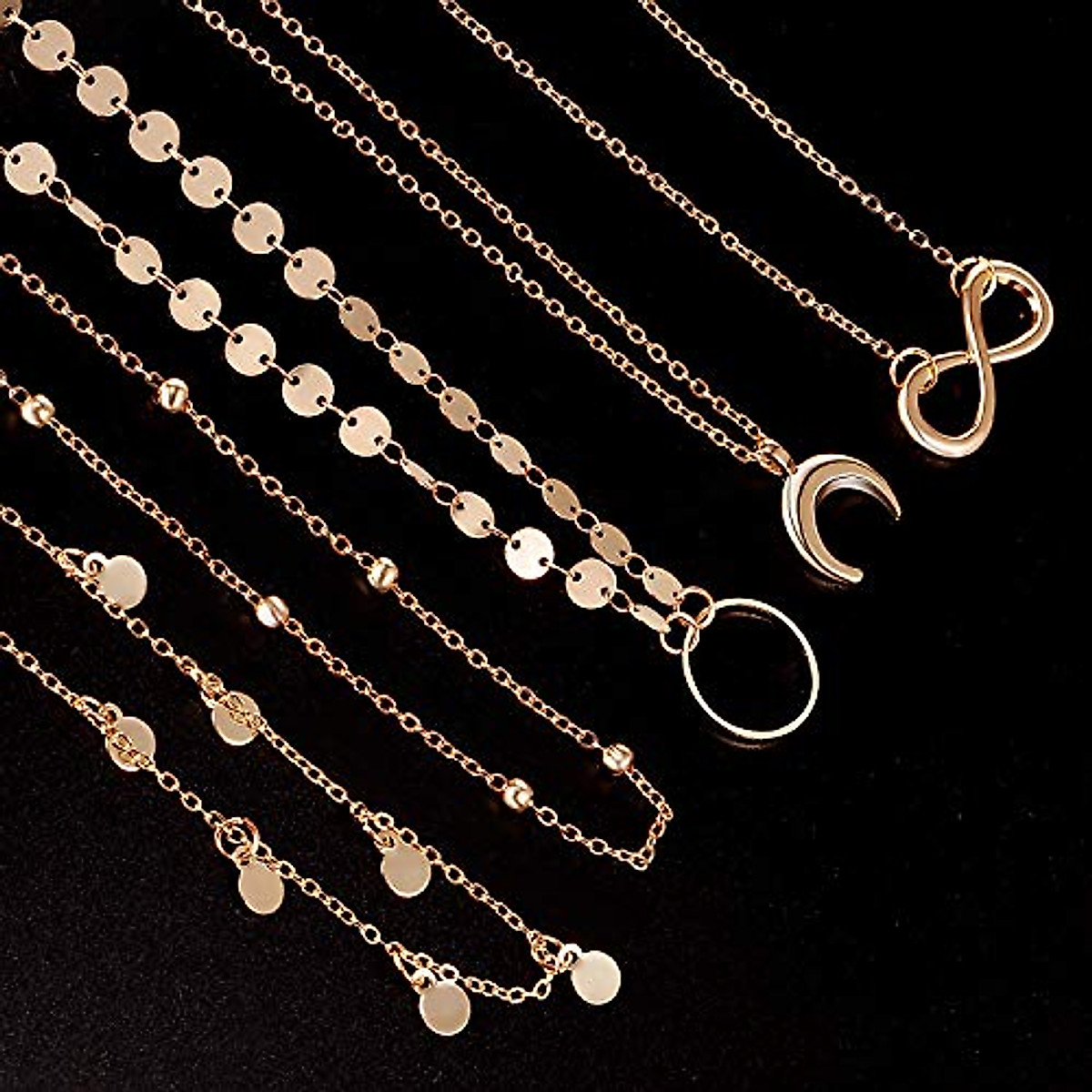 20 PCS Multipl Chain Necklaces for Women Fashion Pack- Locket Necklace Christmas Necklace Gold Necklace Choker Necklace Bar Necklace Butterfly Necklace Star Necklace Infinity Necklaces for Teen Gilrs