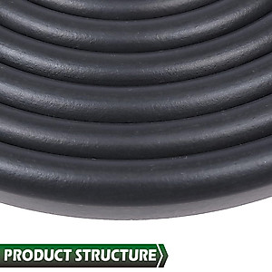 GRAND ORANGE Rubber Door Seal Weatherstrip Pair Compatible with Ford Bronco 1978-1979, Fits Ford F100 F150 F250 F350 Truck 1973-1979