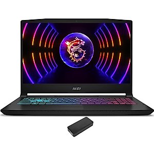 MSI Katana 15 B12VGK-082US Gaming & Entertainment Laptop (Intel i7-12650H 10-Core, 32GB DDR5 4800MHz RAM, 1TB PCIe SSD, GeForce RTX 4070, 15.6" 144Hz Win 11 Pro) with USB-C Dock
