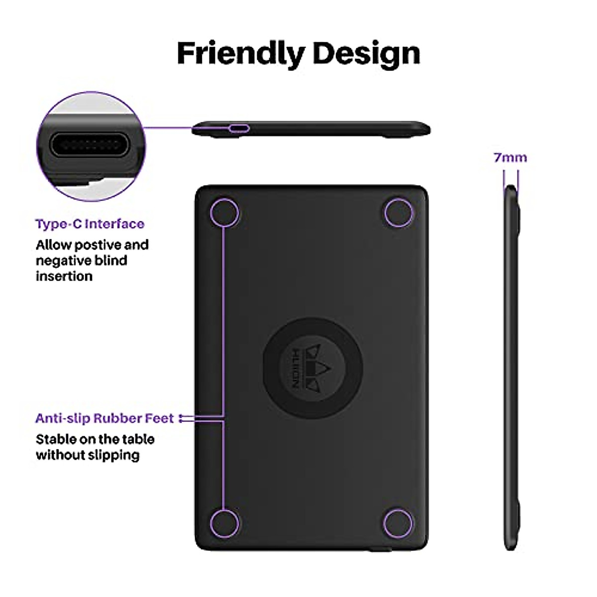 HUION H420X OSU Tablet Graphic Drawing with 8192 Levels Pressure Battery-free Stylus, 4.17x2.6 inch Digital Tablet Compatible with Window/Mac/Linux/Android for OSU Game, Online Teaching