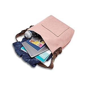 Joy Susan Womens Faux Leather: Hobo 2-in-1 Handbag