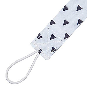 Babygoal Pacifier Clips for Boys, 6 Pack Pacifier Holder for Baby Boys and Girls Fits for Most Pacifier Styles and Baby Gift 6PBM05-HZ