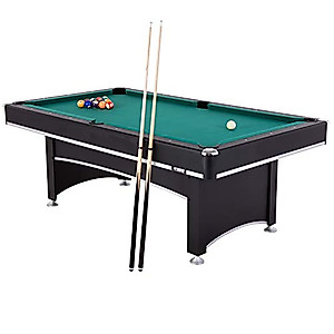 Triumph Sports Phoenix 7’ Billiard Table with Table Tennis Conversion Top for a Game of Pool or an Action-Packed Table Tennis Game