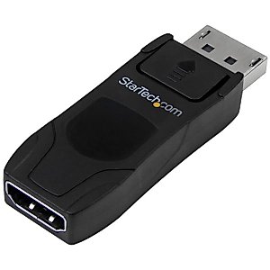 StarTech.com DisplayPort to HDMI Adapter - 4K 30Hz Compact DP 1.2 to HDMI 1.4 Video Converter - DP++ to HDMI Monitor/TV - Passive DP to HDMI Cable Adapter - Latching DP Connector (DP2HD4KADAP)