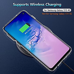 Rayboen Case for Samsung Galaxy S10, Crystal Clear Case Designed Shockproof Cover Thin Phone Protective Case for S10 4G