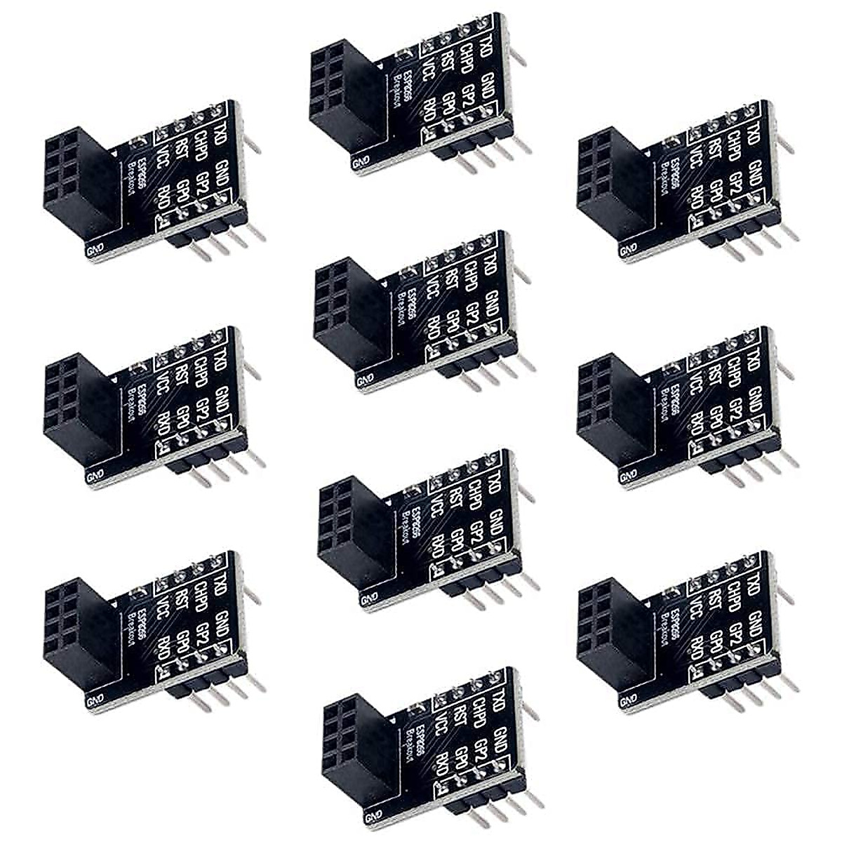Stemedu 17PCS USB to ESP-01 ESP8266 Adapter + ESP8266 ESP-01S Breakout Board + ESP-01S Adapter WiFi Module Wireless Serial Transceiver