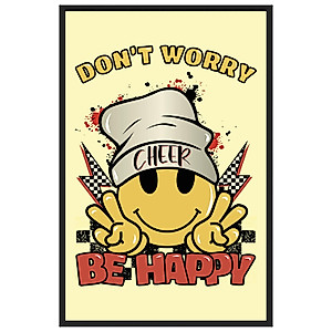 Retro Wall Art for Room Aesthetic, Cute Posters, Cute Wall Decor, Retro Wall Decor, 70 Room Decor, Retro Poster for Kitchen, Bedroom, Dorm Room, Apartment (Unframed)