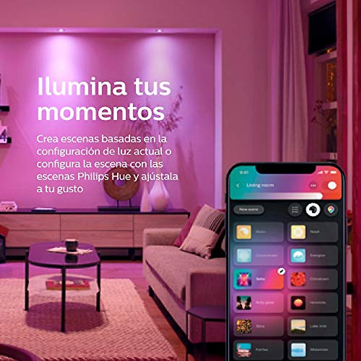 PHILIPS Hue Go White and Color Portable Dimmable LED Smart Light Table Lamp (Requires Hue Hub, Works with Alexa, HomeKit and Google Assistant), White