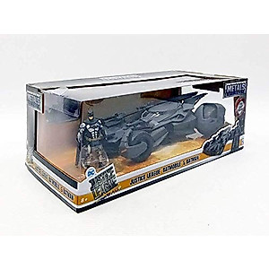 Jada Metal Justice League Batmobile, Pack of 1, Black/Grey
