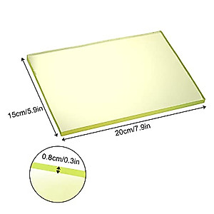 Suwimut 3 Pieces Leather Craft Punching Pad, Rubber Mute Board Leather Punch Mat Cutting Hole Punch Stamping Tool for Leather Working DIY Craft, 7.9x5.9in