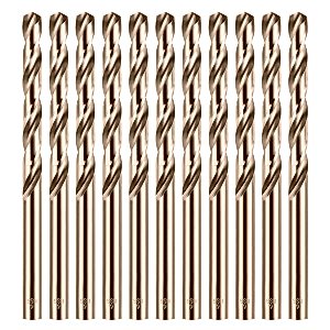 Cobalt Drill Bit Set, M35 Twist HSS Drill Bits Straight Shank, 2mm High Speed Steel Drill Bits for Drilling in Hard Metal, Stainless Steel, Cast Iron (6mm)