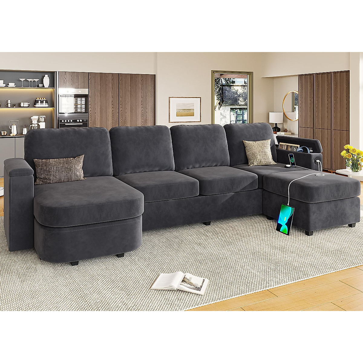 Sectional Couch for Living Room Furniture Set