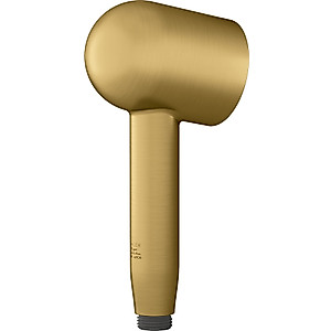 KOHLER 26286-G-2MB Statement Single-Function HAND SHOWER, Maximum Spray Performance & Easy-to-clean Surface, Vibrant Brushed Moderne Brass, 1.75 GPM