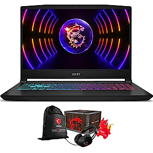 MSI Katana 15 B12VGK-082US Gaming & Entertainment Laptop (Intel i7-12650H 10-Core, 32GB DDR5 4800MHz RAM, 8TB PCIe SSD, GeForce RTX 4070, Win 11 Home) with MS 365 Personal, Dockztorm Hub