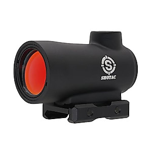 SHOTAC Red Dot Sight ST001, Submersible to 7 feet (2 Meters) IPX8 Waterproof & Shockproof Over 12,000 Rounds of .223