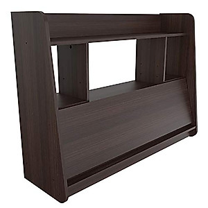 Inval Wall Mounted Floating Desk, Espresso