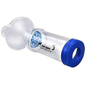 Free-Space Cat/Dog Inhaler Spacer,Feline/Cannie Aerosol Chamber Inhaler for Cats/Dogs,Come with 2 Size Mask and Instruction (Two Mask)