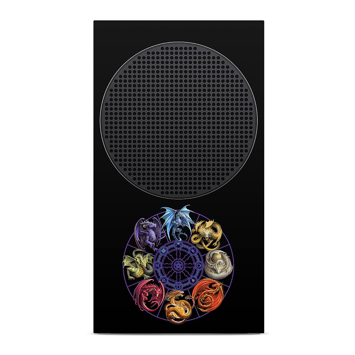 Head Case Designs Officially Licensed Anne Stokes Dragon Cycle Dragons of The Sabbats Vinyl Sticker Gaming Skin Decal Cover Compatible with Xbox Series S Console and Controller Bundle