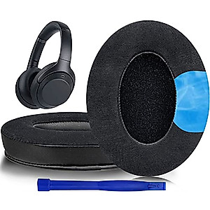 SOULWIT Cooling-Gel Replacement Earpads for Sony WH-1000XM3 (WH1000XM3) Over-Ear Headphones, Ear Pads Cushions with High-Density Noise Isolation Foam, Added Thickness - Black