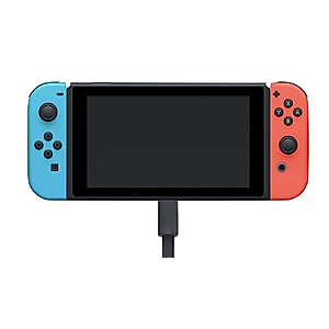 Fast 2.6 amp Charger for Nintendo Switch and USB Type C Devices – AC Power Adapter for Pro Controller and Joycon Charging Stand (Including TV Mode) with 5.9' Attached Cable