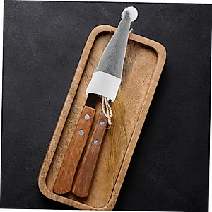 DOITOOL 24PCS Christmas Santa Hats Silverware Tableware Holders Santa Claus Flatware Bag Pouch Christmas Dinner Table Decorations Party Supplies