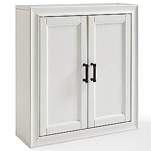 Pemberly Row Medicine Cabinet in Vintage White